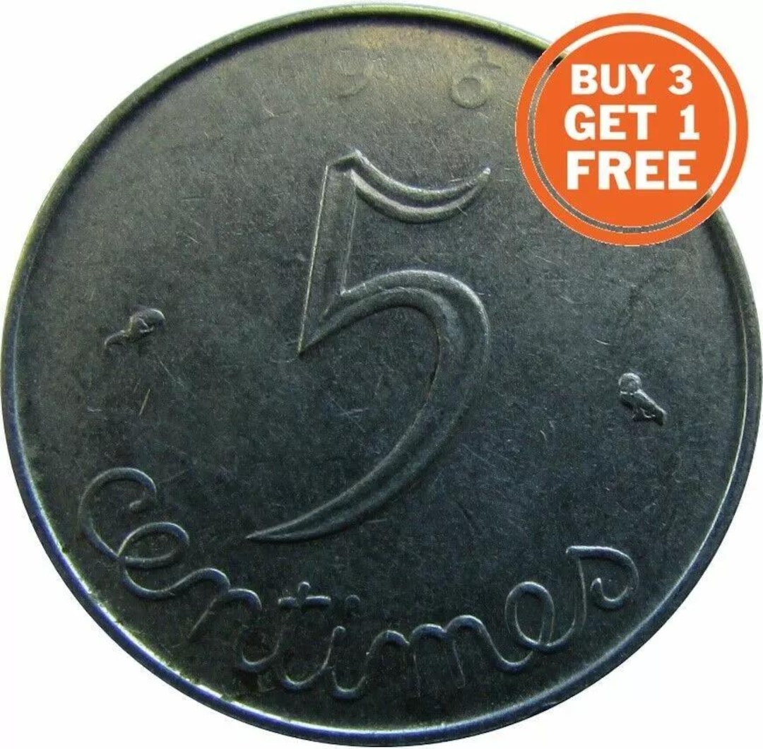 5 French Centimes 1959-1964 Choice of Date - Etsy