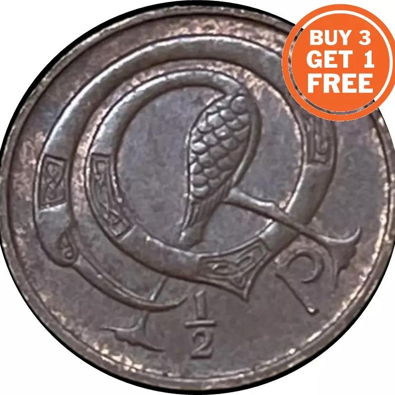 Irish 1/2 Penny - Etsy