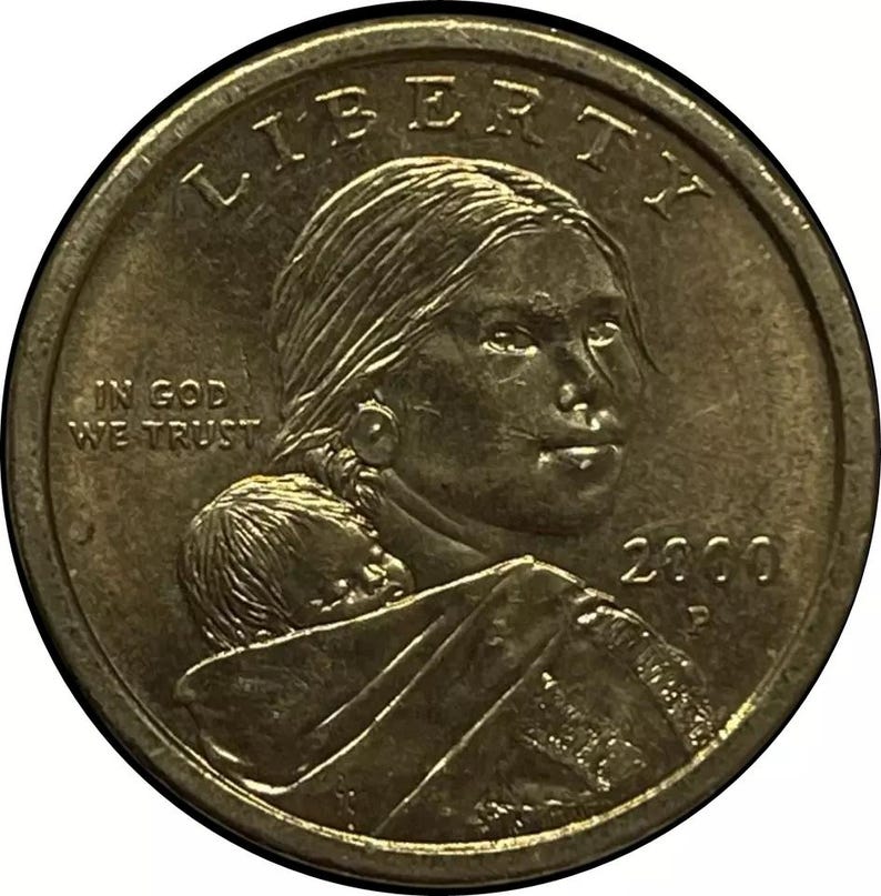 1 US Dollar-commemorative Sacagawea-choice of Date-mint Mark-usa - Etsy