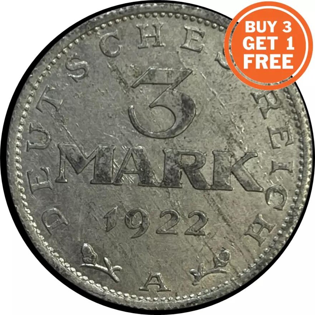 3 German Mark 1922- Choice of Standard & Commemorative - Germany - Etsy