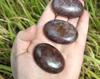 Star Ruby Palm Stone - Etsy