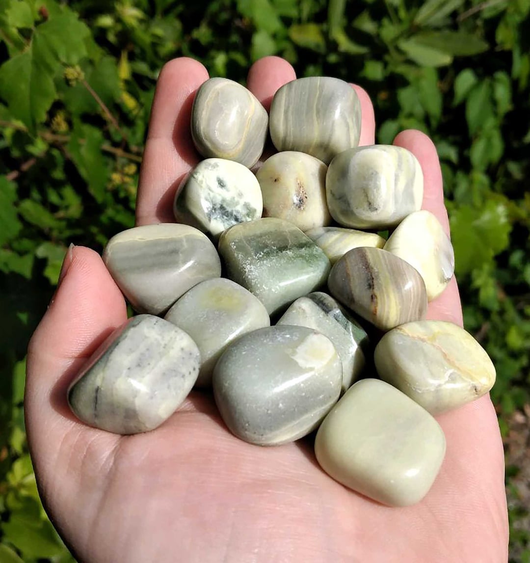 Infinite Serpentine Tumbled Gemstone Single Stone - Etsy