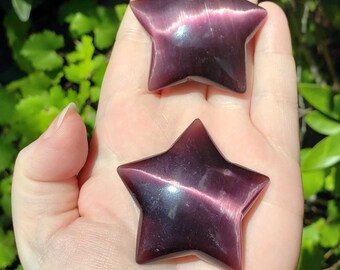 Purple Cat Eye Polish - Etsy