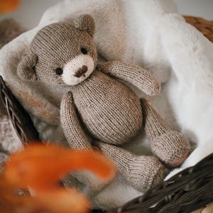 Christmas Bear. KNITTING Pattern. Bear With the the Romper and the ...