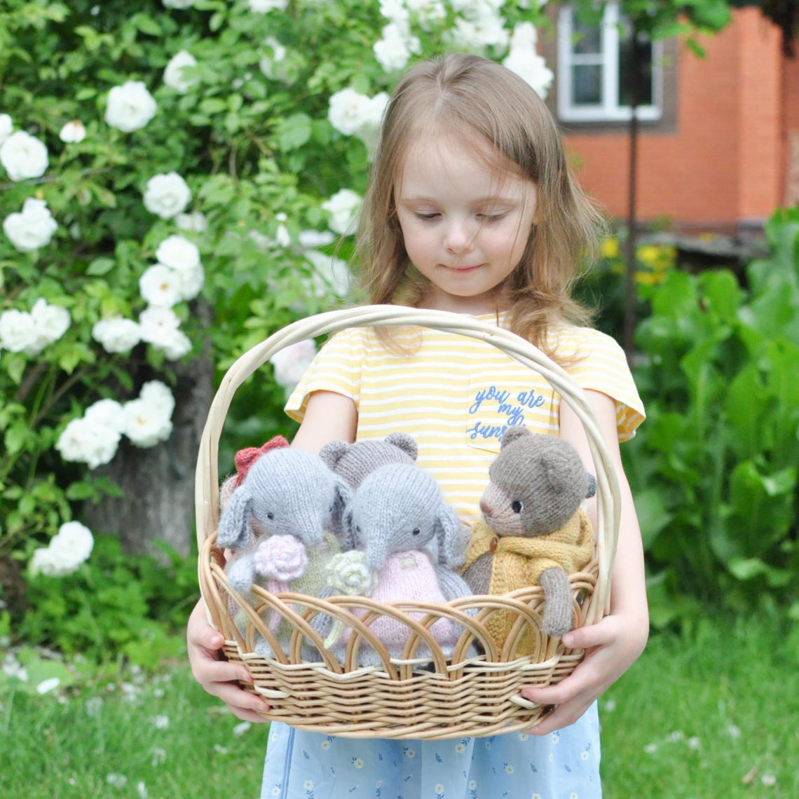 Lizzie and Eliphy the Elephant Twins. KNITTING Pattern. Two Patterns ...