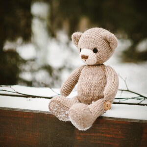 Christmas Bear. KNITTING Pattern. Bear With the the Romper and the ...
