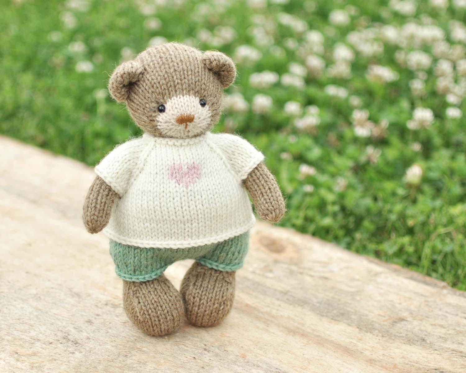 Coco and Toto the Bears. KNITTING Pattern. Bear With the Dress ...