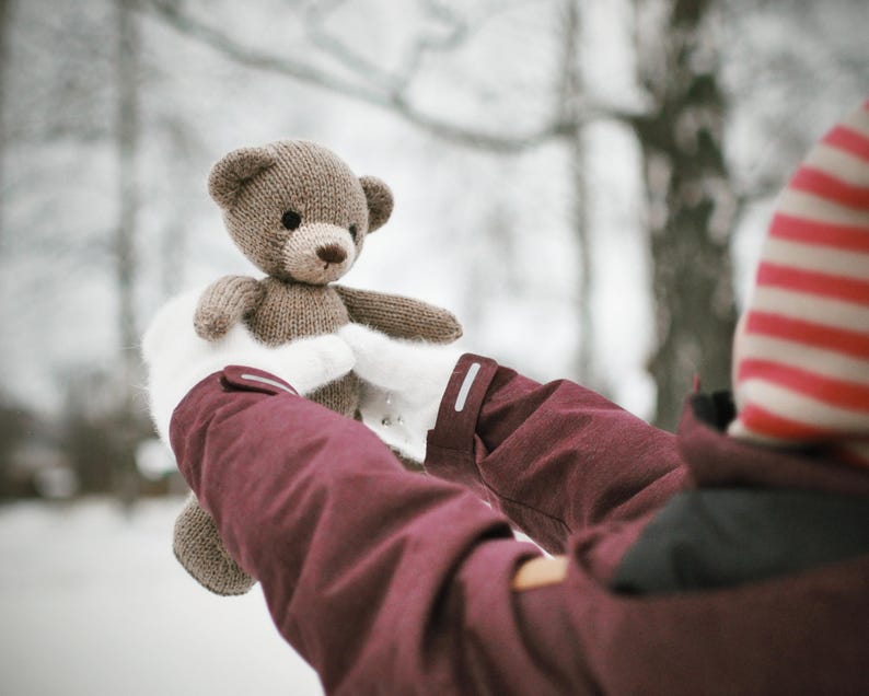 Christmas Bear. KNITTING Pattern. Bear With the the Romper and the ...