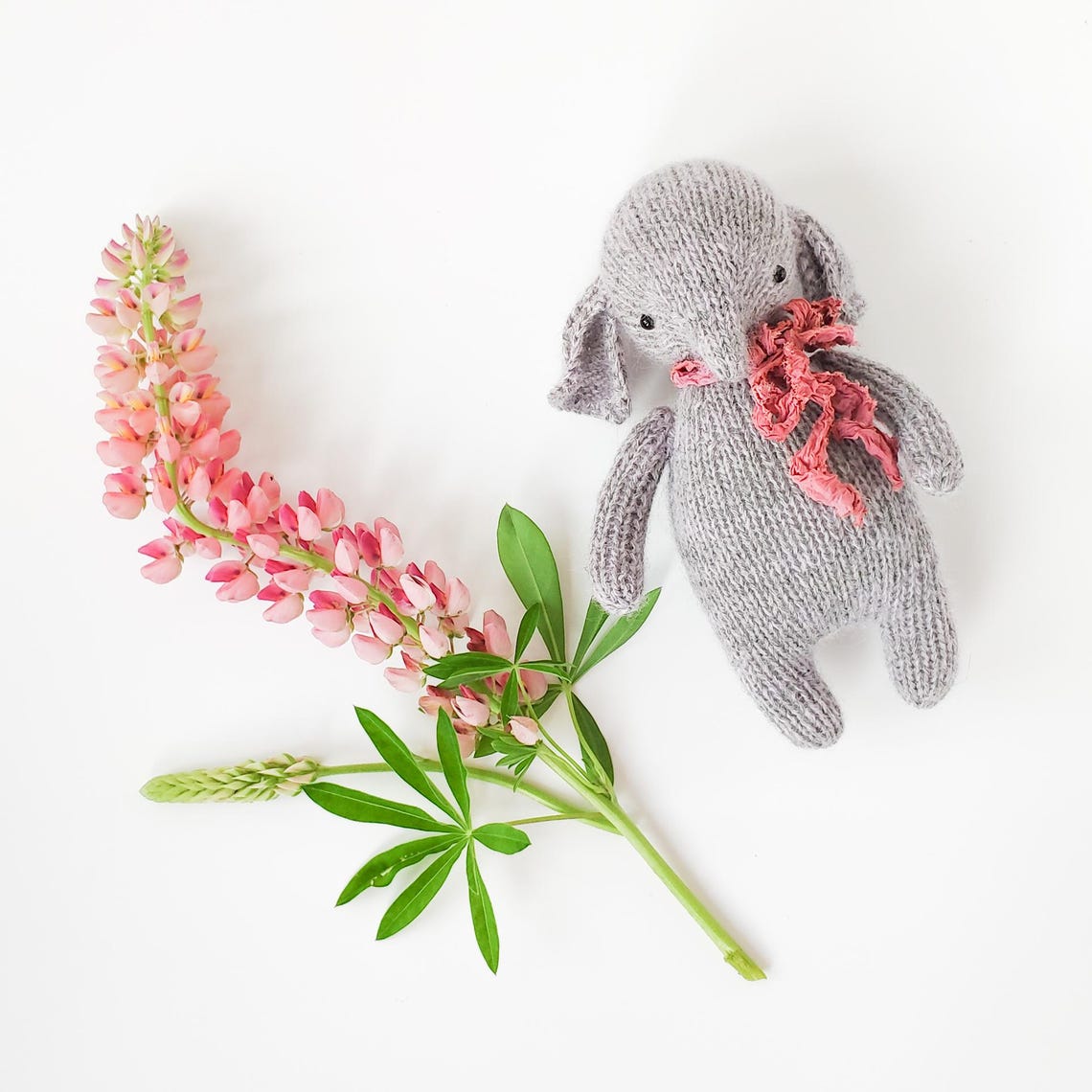 Lizzie and Eliphy the Elephant Twins. KNITTING Pattern. Two Patterns ...