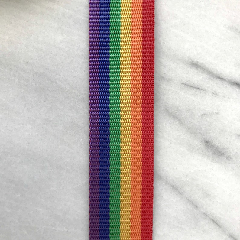Rainbow Webbing 1.5 by the Yard | Etsy