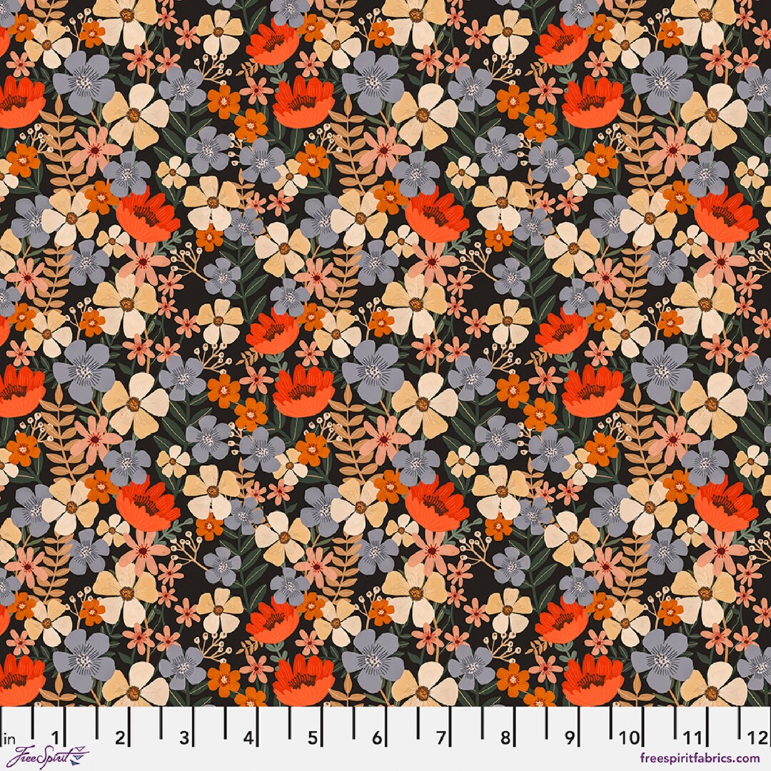 Mia Charro Bird Garden Collection Laida in Charcoal - Etsy