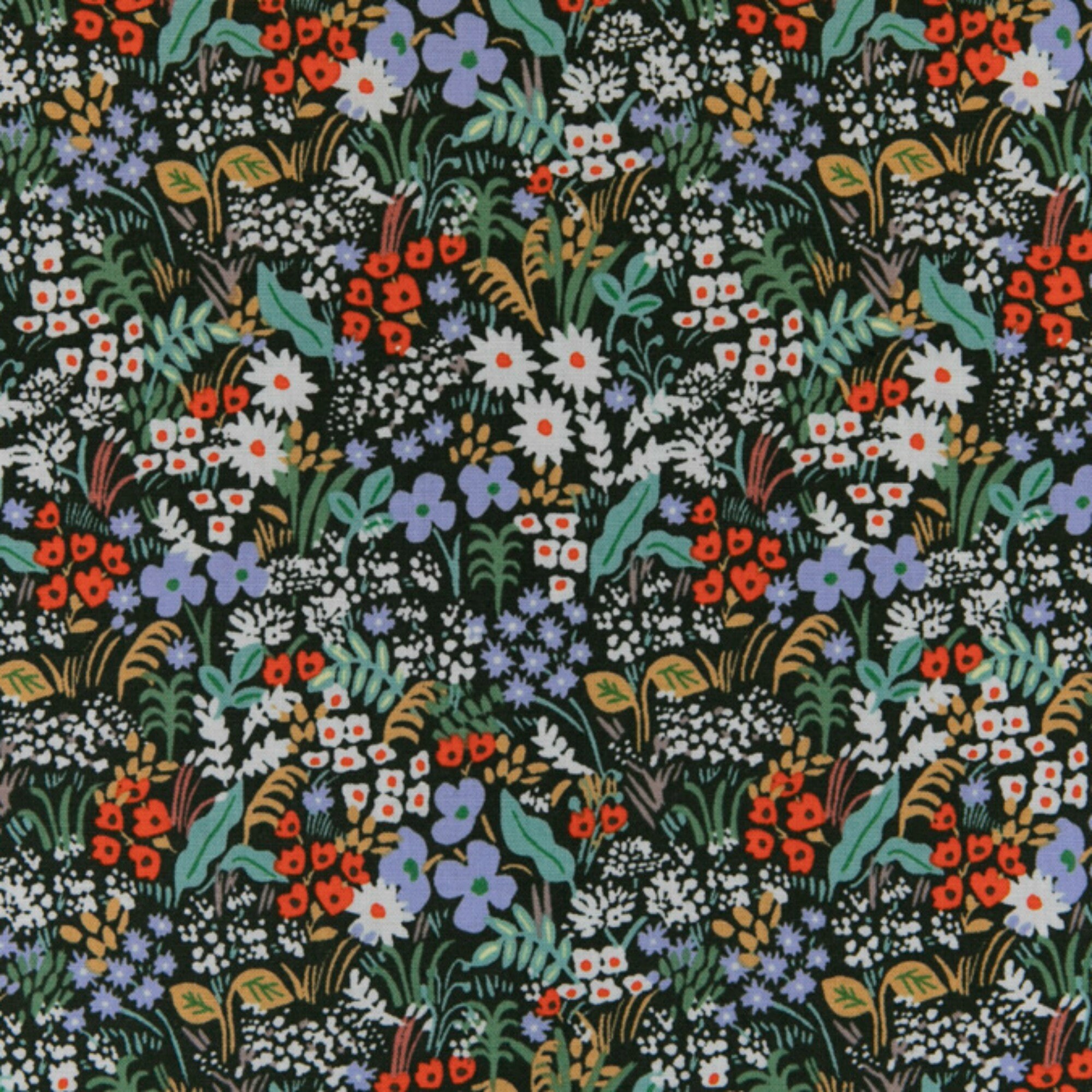 Rifle Paper Co. Meadow Collection Meadow CANVAS in Hunter - Etsy