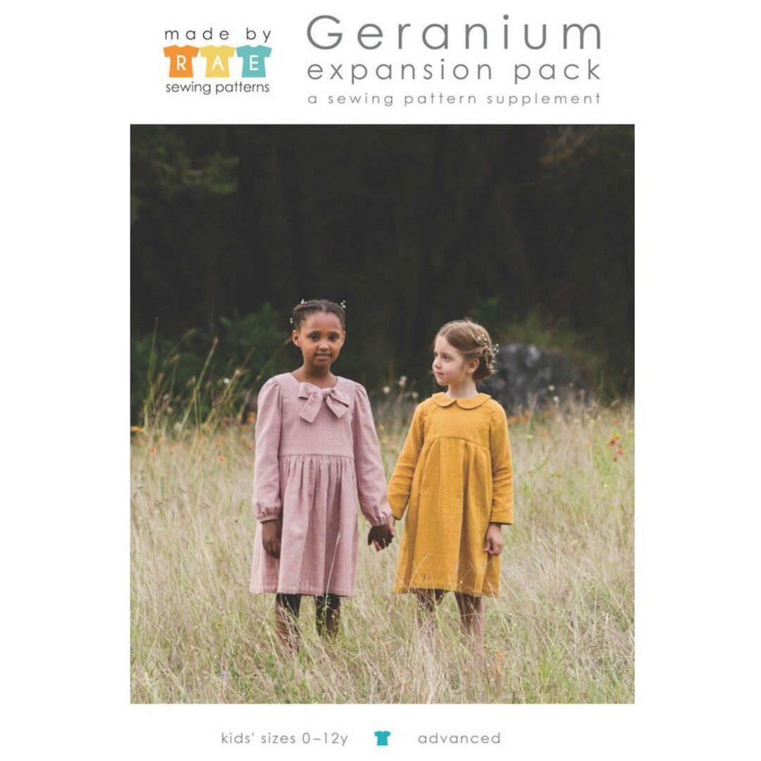 Made by Rae Geranium Dress Expansion Pack Sizes 0 - 12 (printed Paper ...