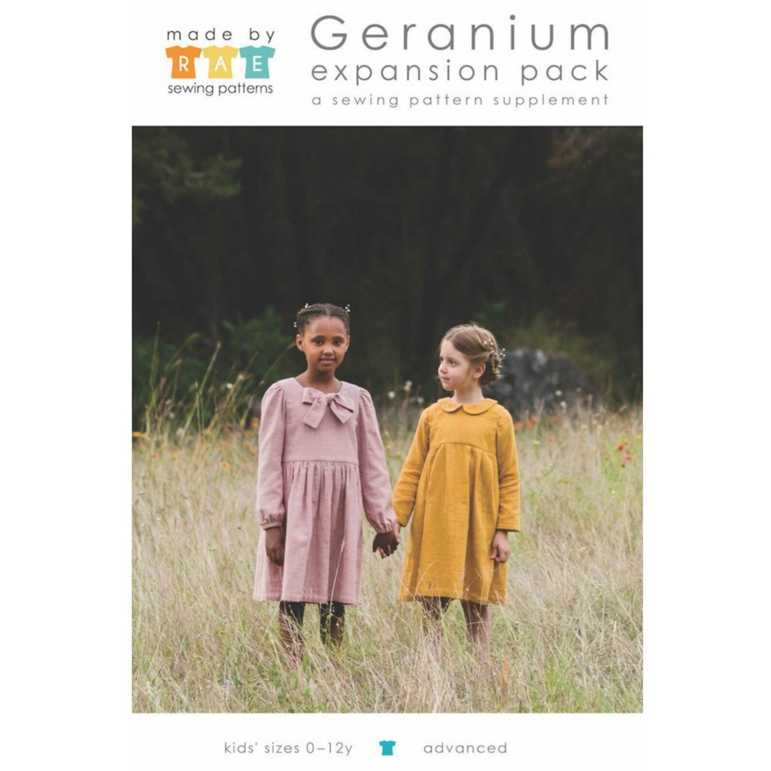 Made by Rae Geranium Dress Expansion Pack Sizes 0 12 paper | Etsy