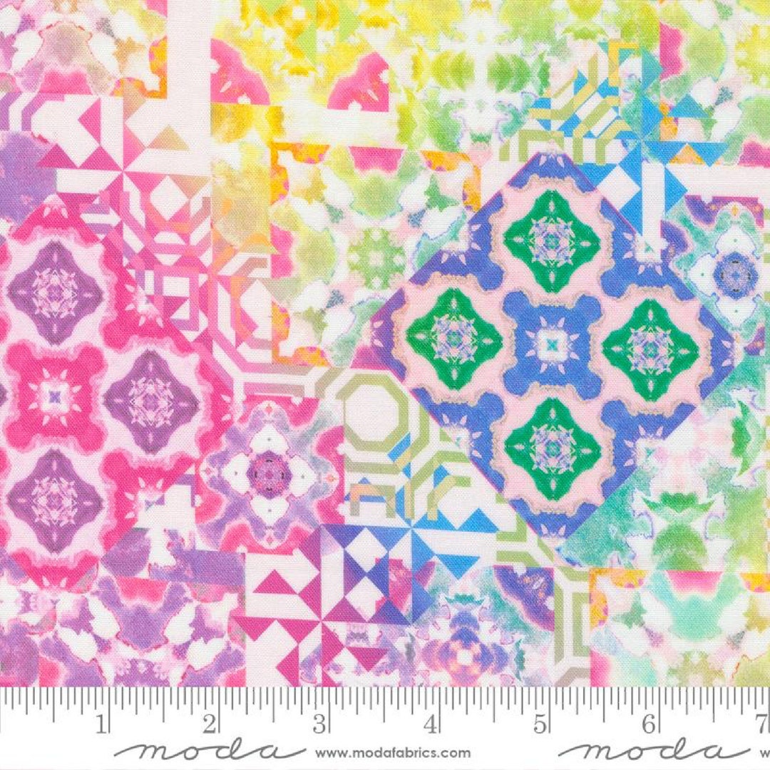 Moda Fabrics Gradients Auras Collection Kaleidoscopes in Prism - Etsy