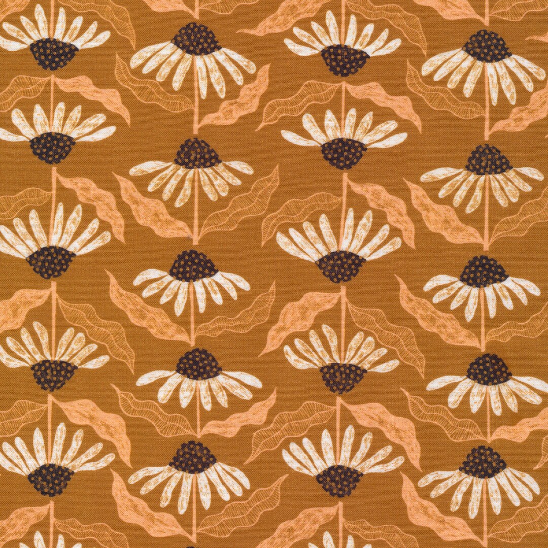 Cloud 9 Fabrics Idea Garden Collection Bloom up in Saddle - Etsy