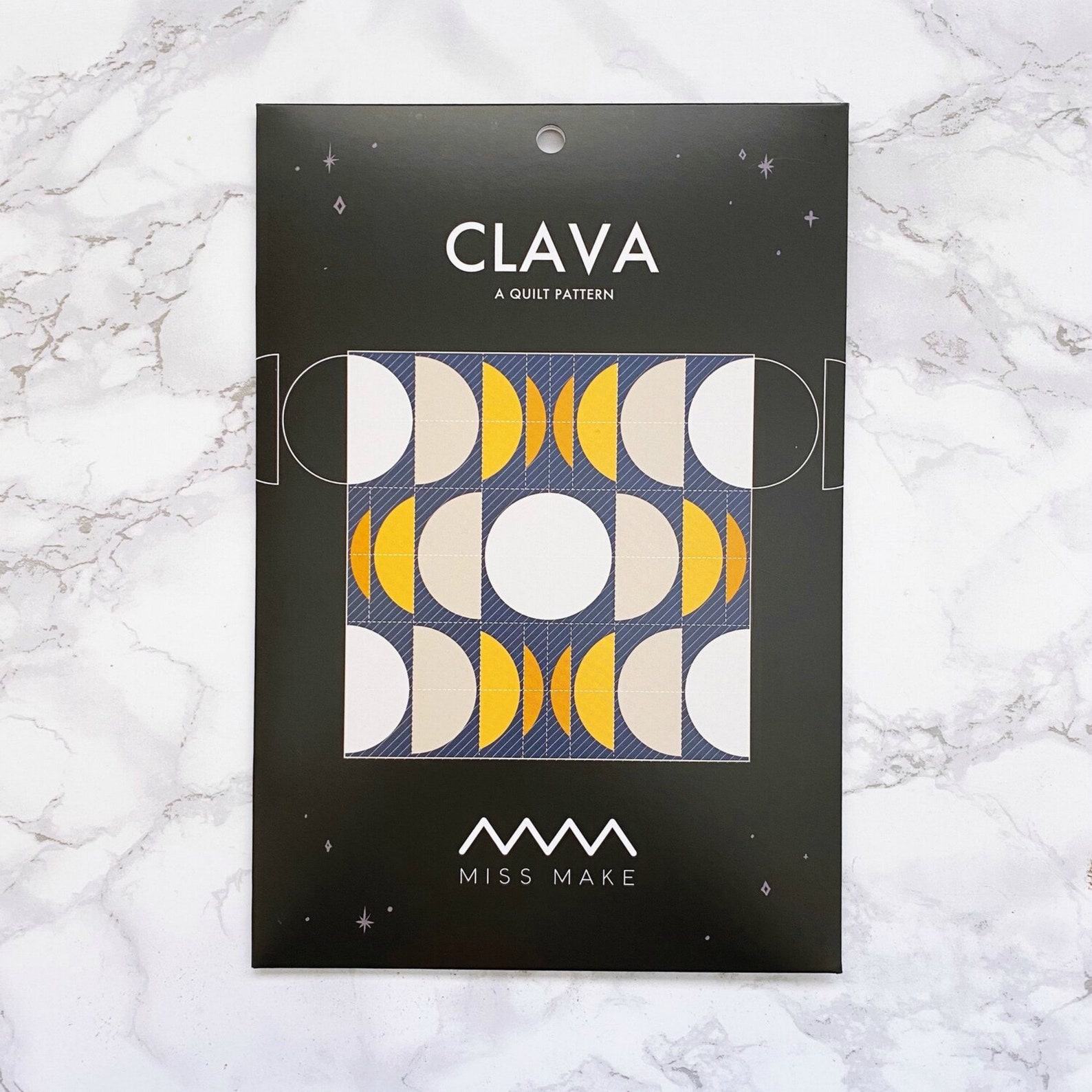 Miss Make Clava Quilt Pattern paper | Etsy