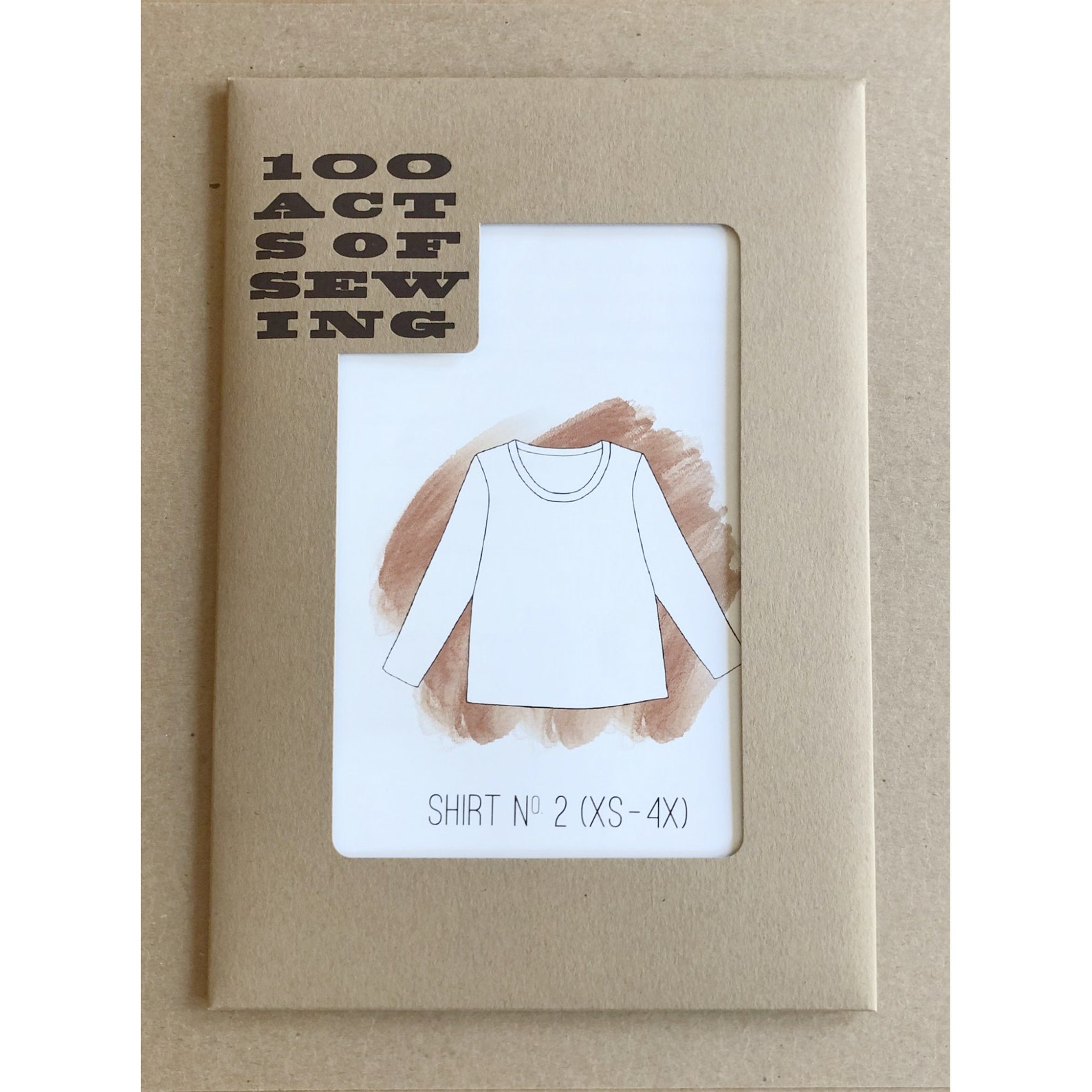 100 Acts of Sewing Shirt No. 2 Pattern paper - Etsy