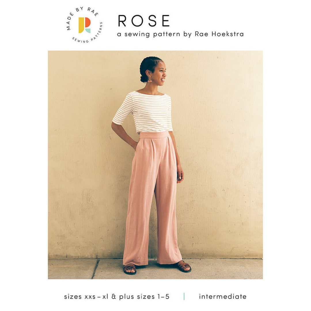 Made by Rae Rose Pants Sewing Pattern (printed Paper Pattern) - Etsy