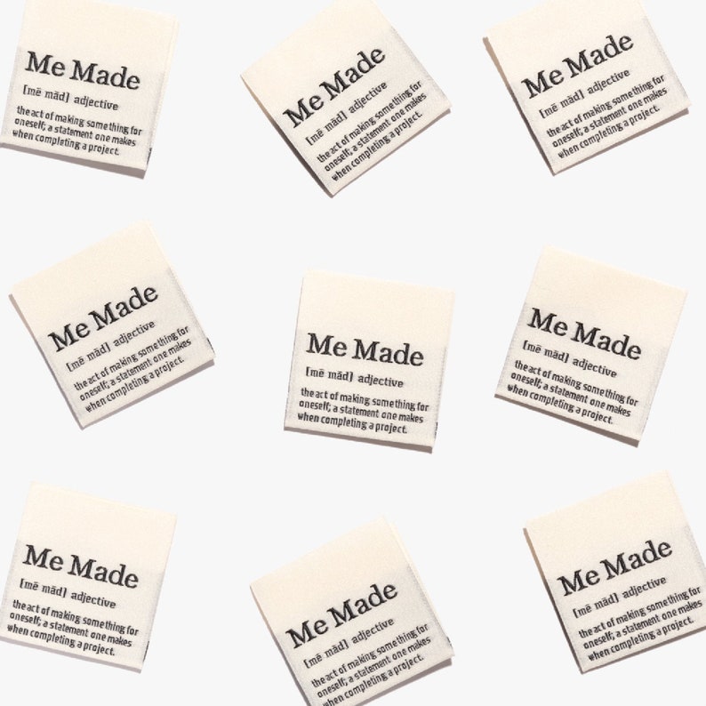 Kylie and the Machine - Woven Sew-in Labels - Me Made Definition (pack ...