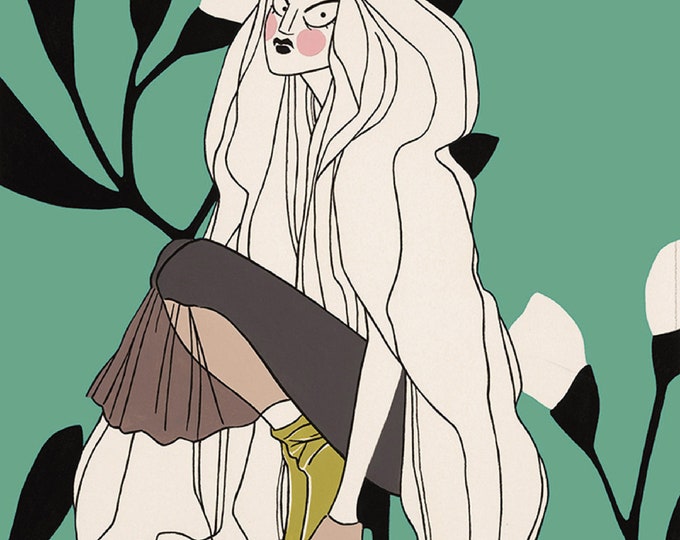 A Ghastlie Crochet Blush by Alexander Henry Fabrics 9063 BLUSH This ...