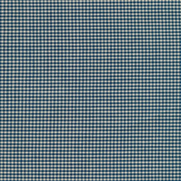 Navy Gingham Fabric - Etsy