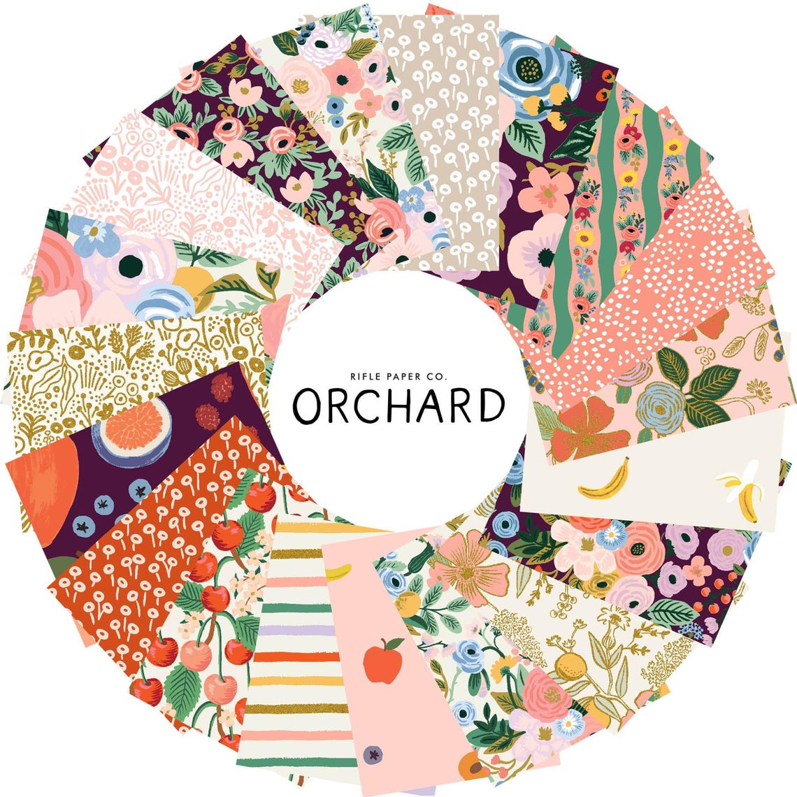 Rifle Paper Co. - Orchard Collection - Garden Party in Burgundy - Etsy