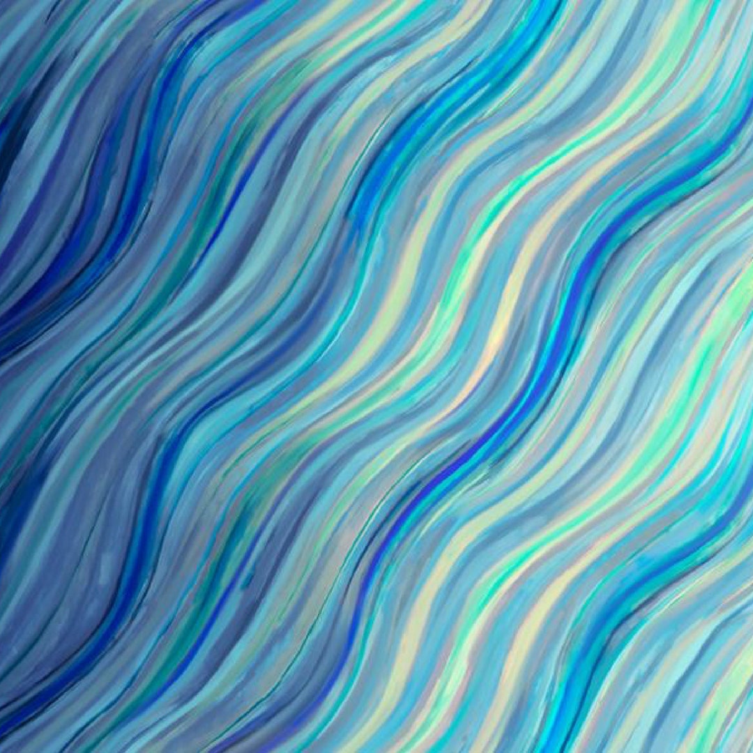 Moda Fabrics Gradients Auras Collection Watercolor Wave in Sapphire ...