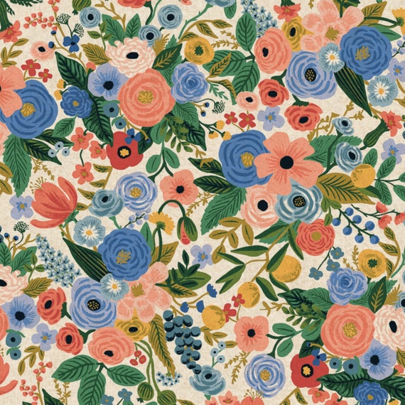 Rifle Paper Co. Wildwood Collection Garden Party CANVAS in - Etsy