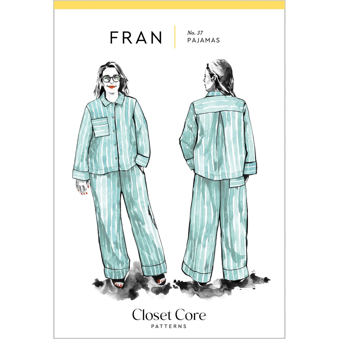Closet Core Patterns - Fran Pajamas Pattern (printed Paper) - Etsy