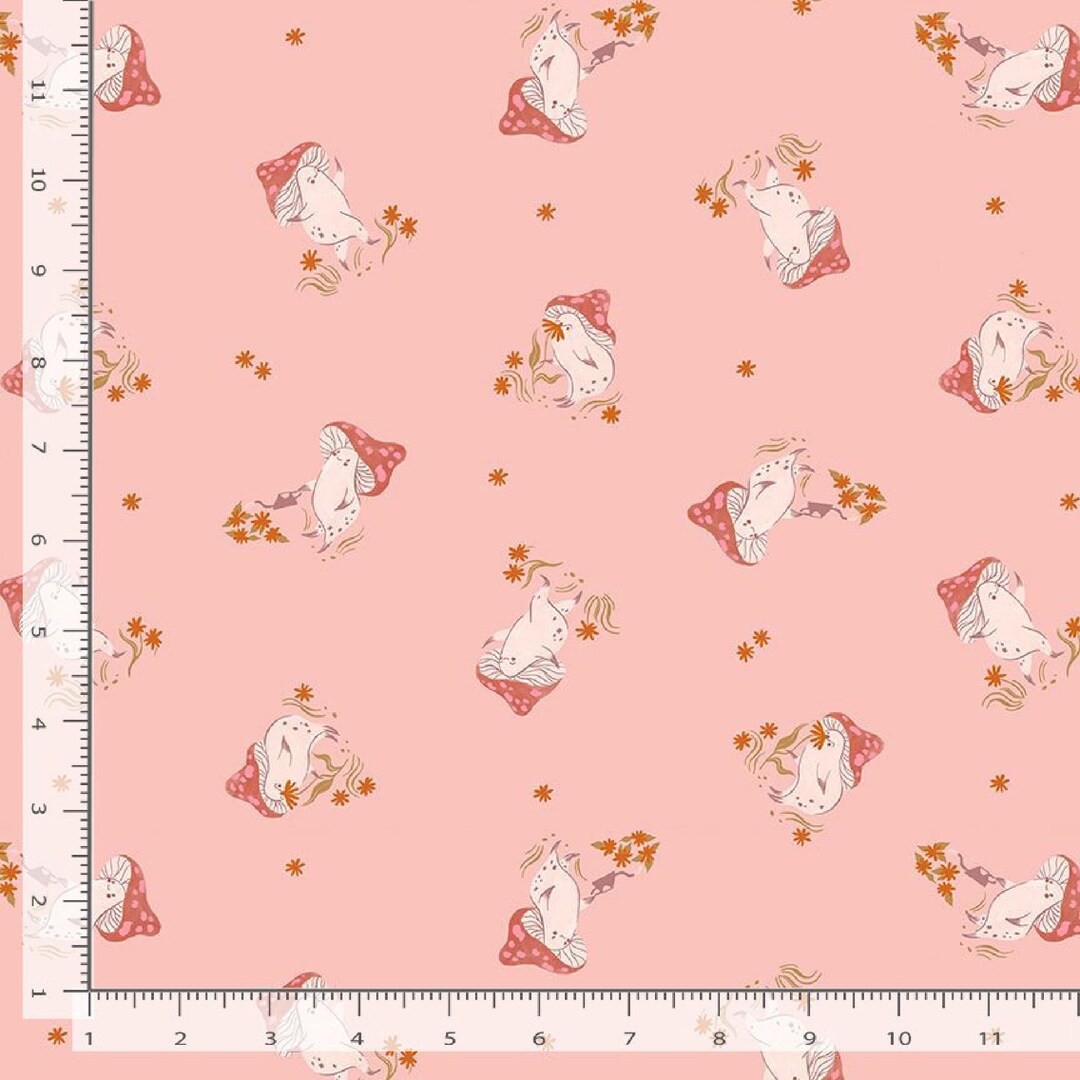 Dear Stella Shine on Collection by Rae Ritchie Mushrooms in Pearl - Etsy