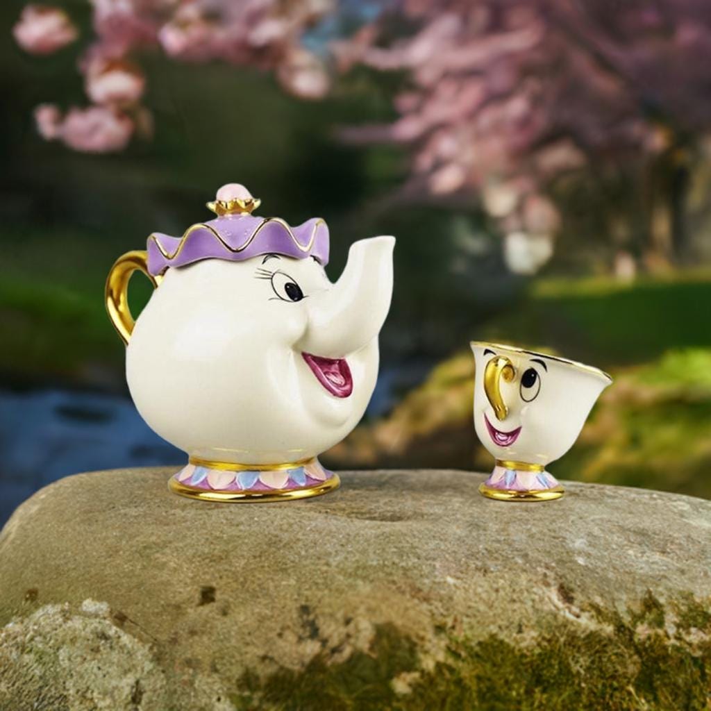 Mrs. Potts and Chip Ceramic Tea Set - Beauty and the Beast Gift - Etsy