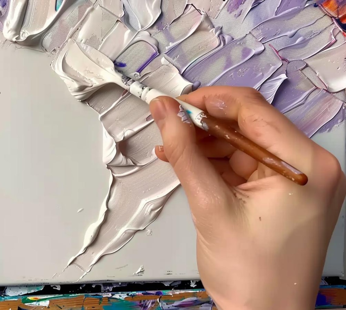 SET of 5 RECIPES: How to Make Flexible Acrylic Texture Paste (DIY Art ...