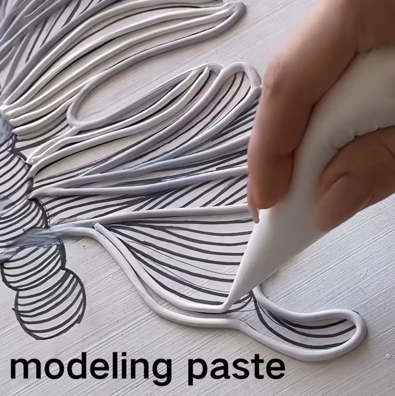 SET of 5 RECIPES: How to Make Flexible Acrylic Texture Paste (DIY Art ...