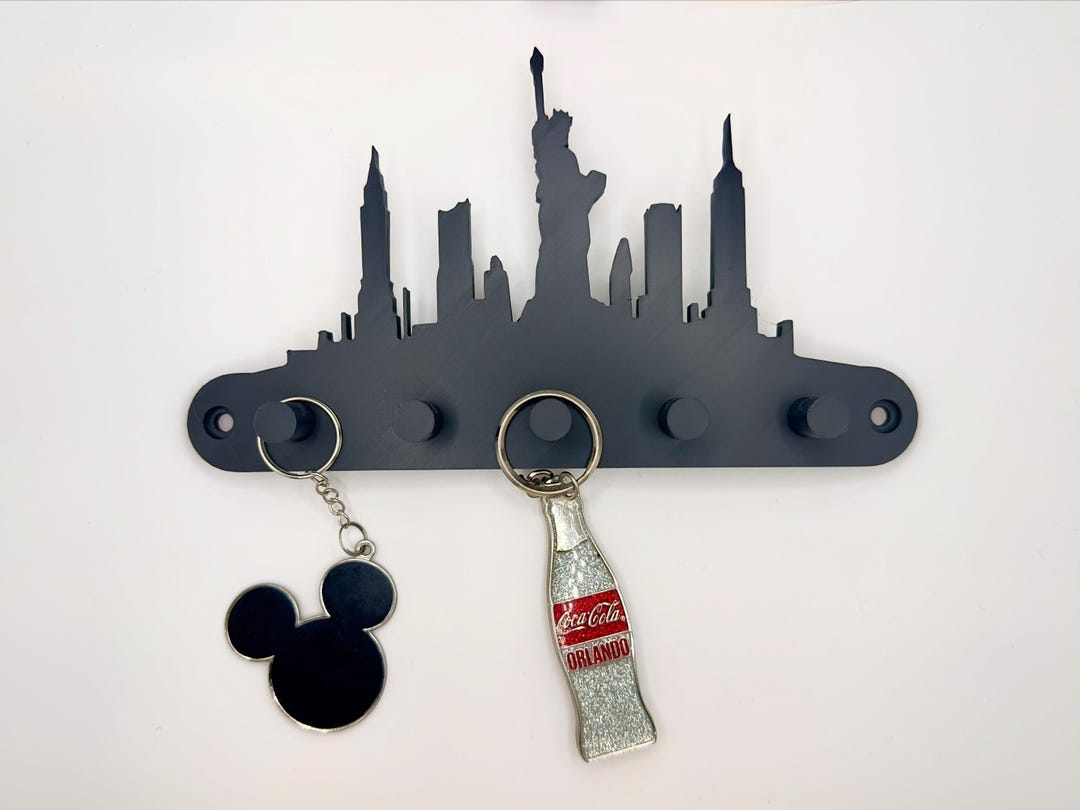 3D Printed NYC Skyline Key Holder - Etsy