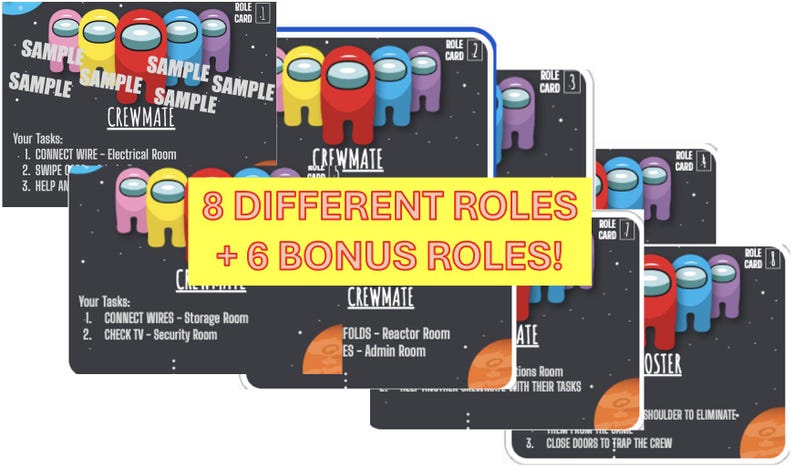 Among Us Game - in Real Life! (downloadable Home Edition) - Etsy