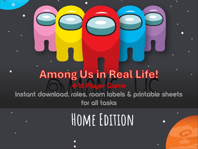Among Us Game - in Real Life! (downloadable Home Edition) - Etsy