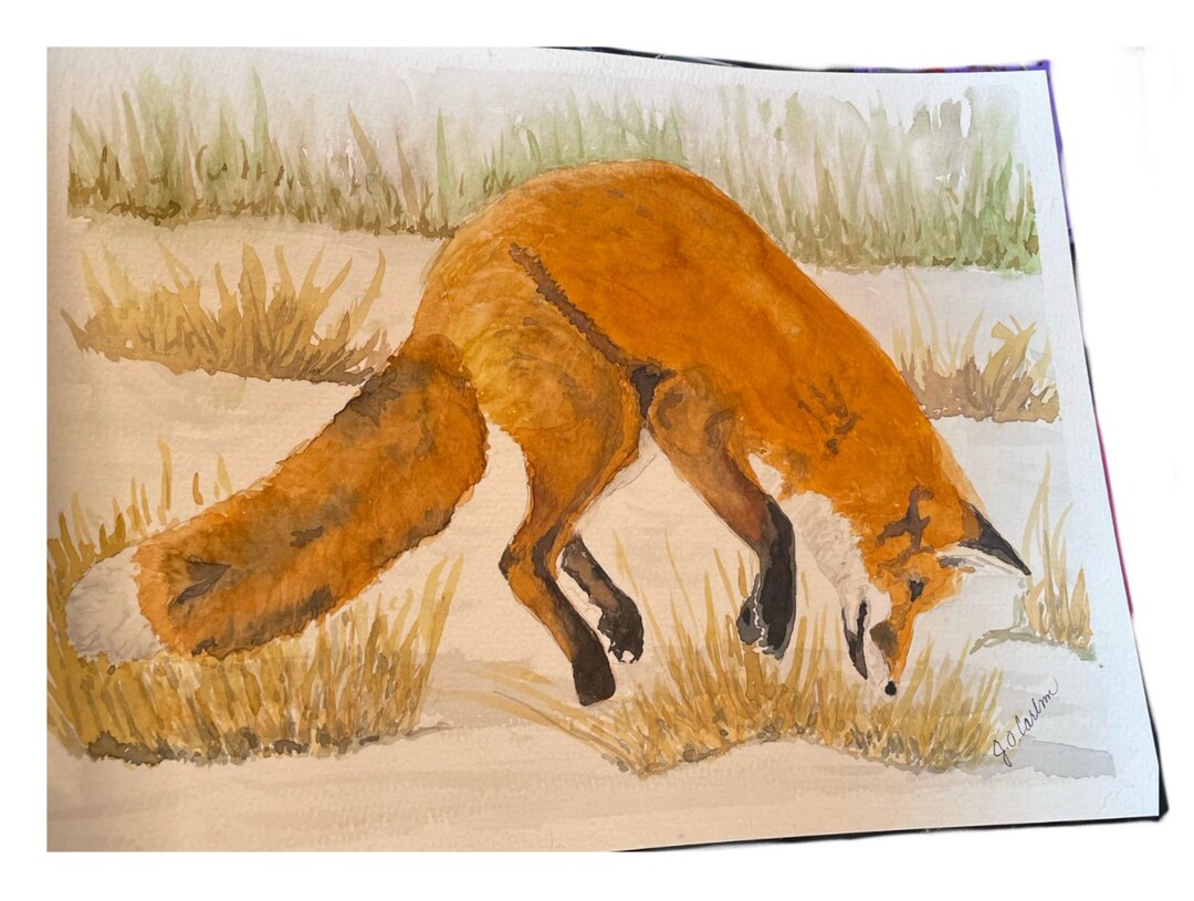 The Pounce - Red Fox - Etsy