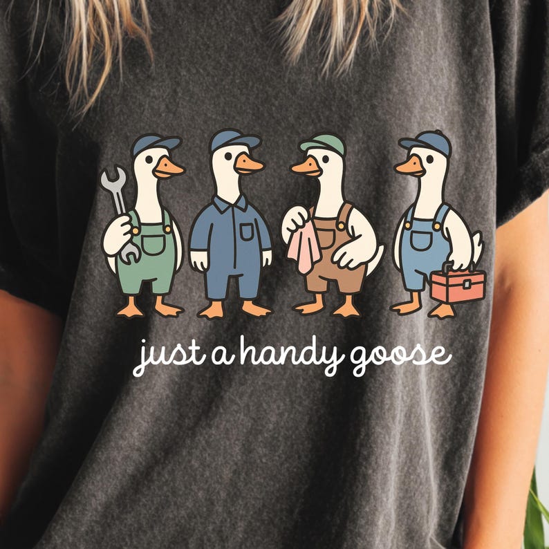 Funny Mechanic Goose PNG Clipart, Garage Sublimation (digital Download ...