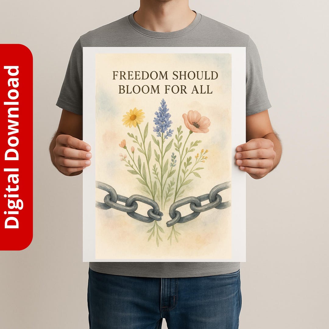 Printable Protest Sign – Cute Freedom Poster – Instant Download – March ...