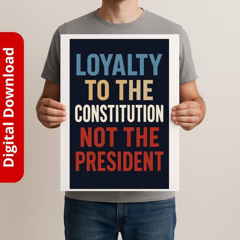 Constitution Protest Sign – Activist March Poster (digital Download) - Etsy