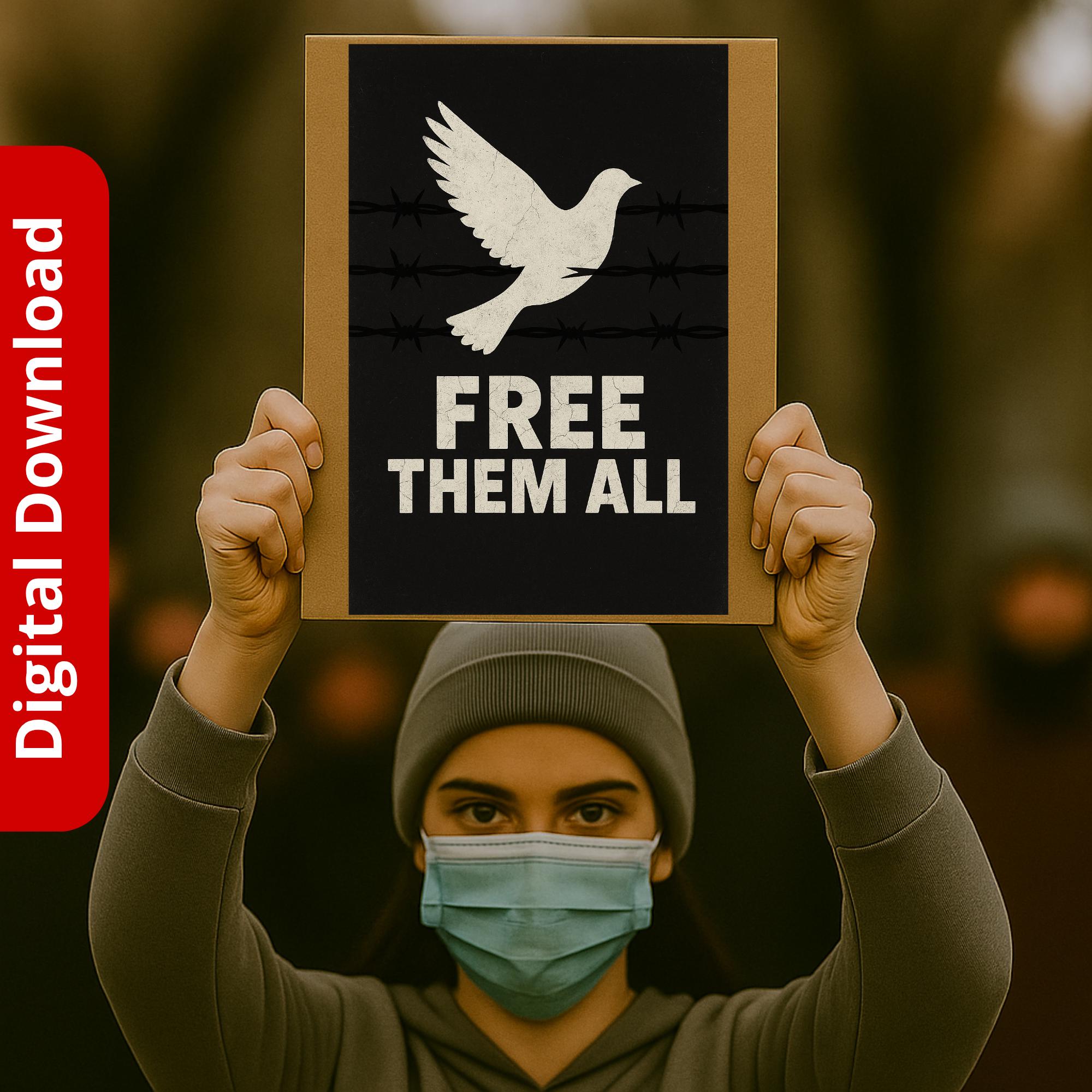 Printable Protest Sign – Freedom Poster – Instant Download – March ...