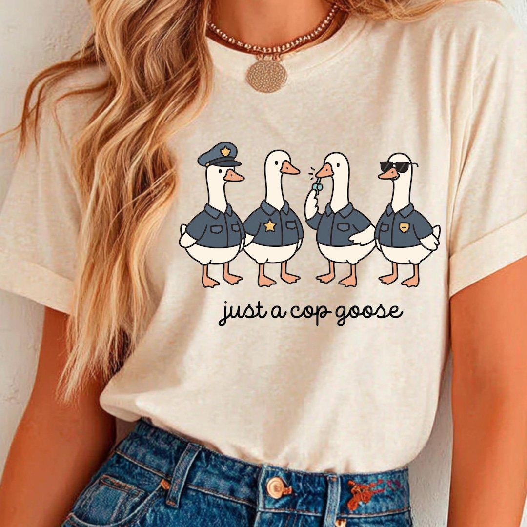 Cute Officer Goose PNG, Funny Security Guard Goose Clipart, Police ...