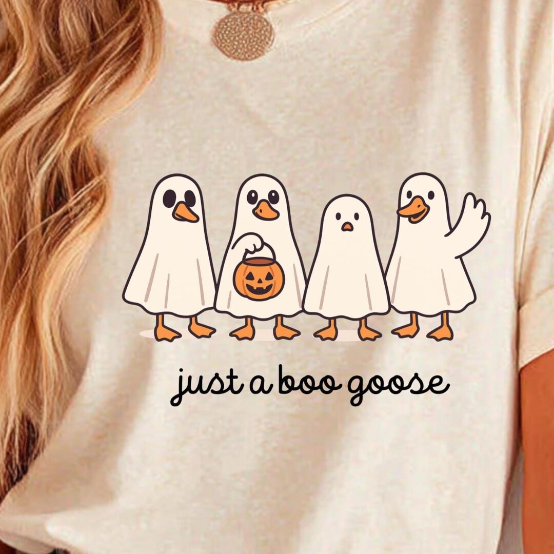 Ghost Goose PNG, Funny Halloween Goose Clipart, Cute Goose Sublimation ...