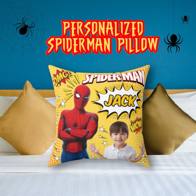 Spiderman Pillow Cover - Etsy