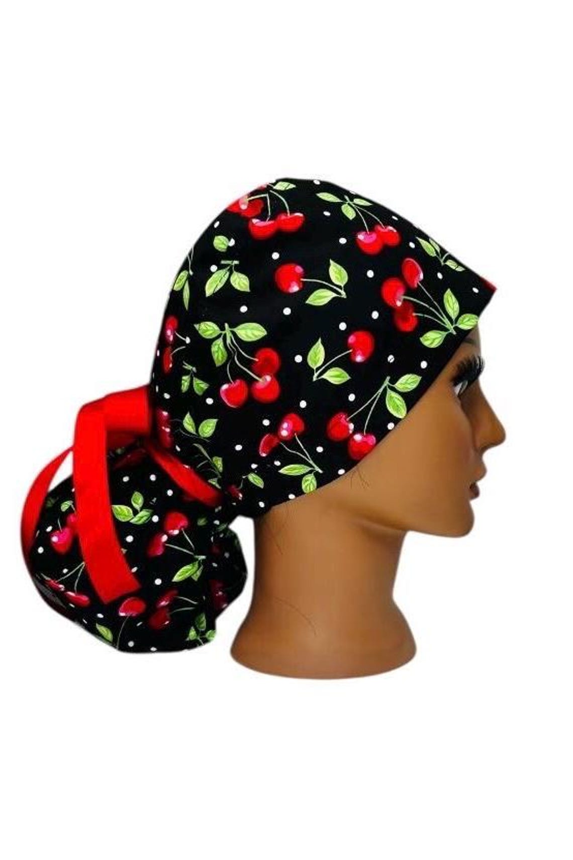 Surgical Scrub Cap With Ponytail Nurse Uniform Hat for Operating Room ...
