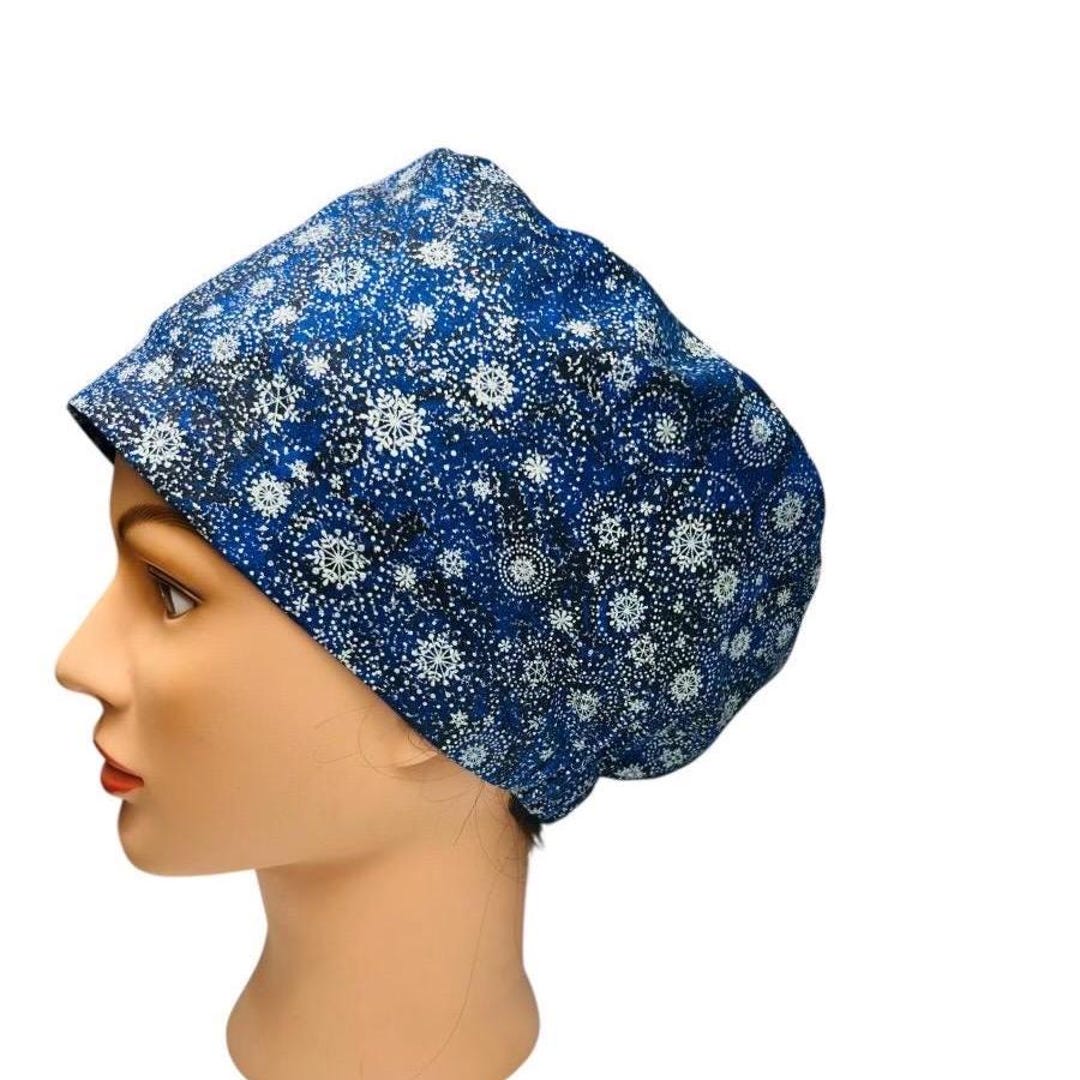 Euro Style Surgical Scrub Cap Nurse Uniform Hat Surgeon Cap - Navy Blue ...