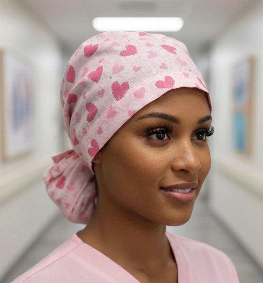 Surgical Ponytail Scrub Cap Nurse Uniform Hat for Operating Room ...
