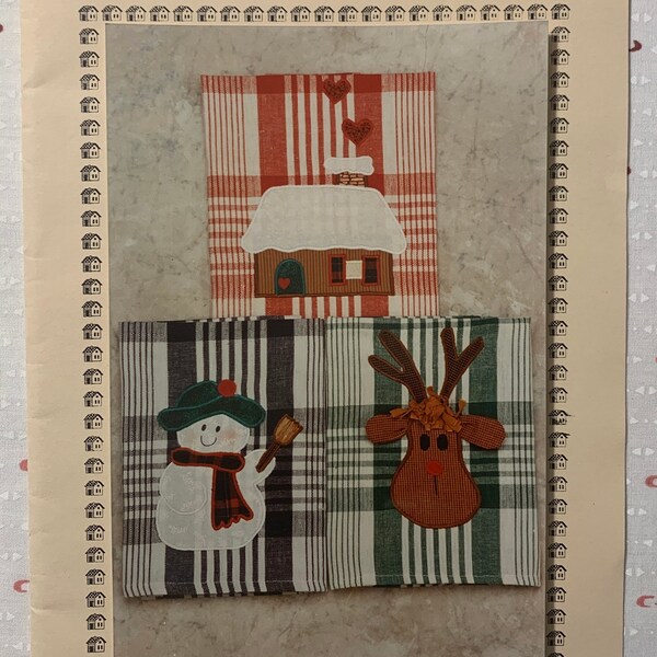 Applique Tea Towel - Etsy