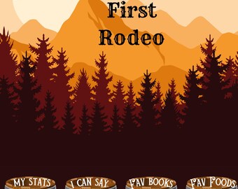 Custom Wanted Poster for Rodeo Birthday - My First Rodeo - Country ...